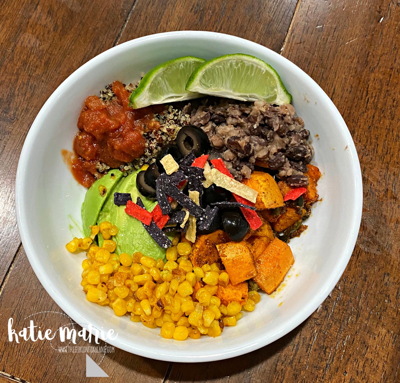 Meatless Tex-Mex Bowl – {the girl on foxy lane}